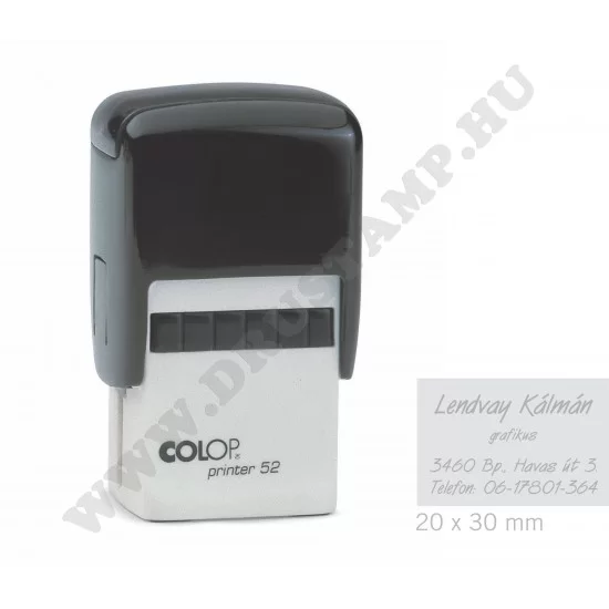 COLOP Printer 52 MAGAS bélyegző egyedi lenyomattal (31310)