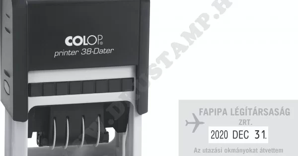 COLOP Printer 38 MAGAS dátumbélyegző egyedi lenyomattal (32080)
